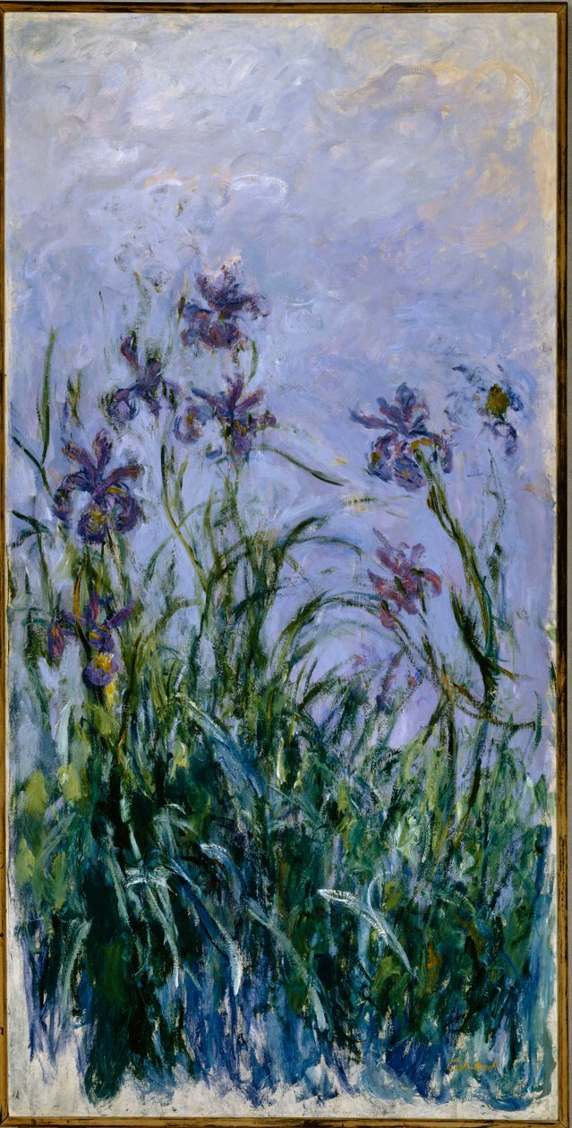Purple Irises by Claude Monet: Buy fine art print