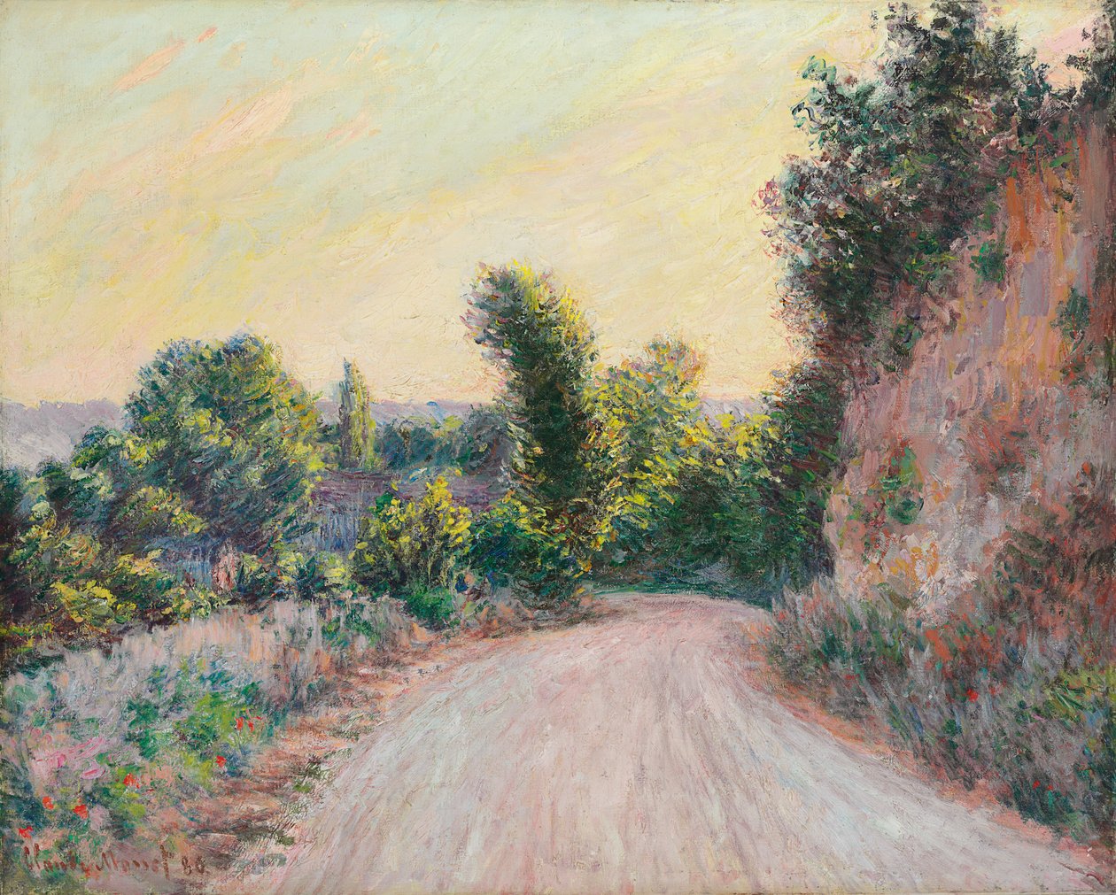 Road by Claude Monet: Highest-quality art reproduction