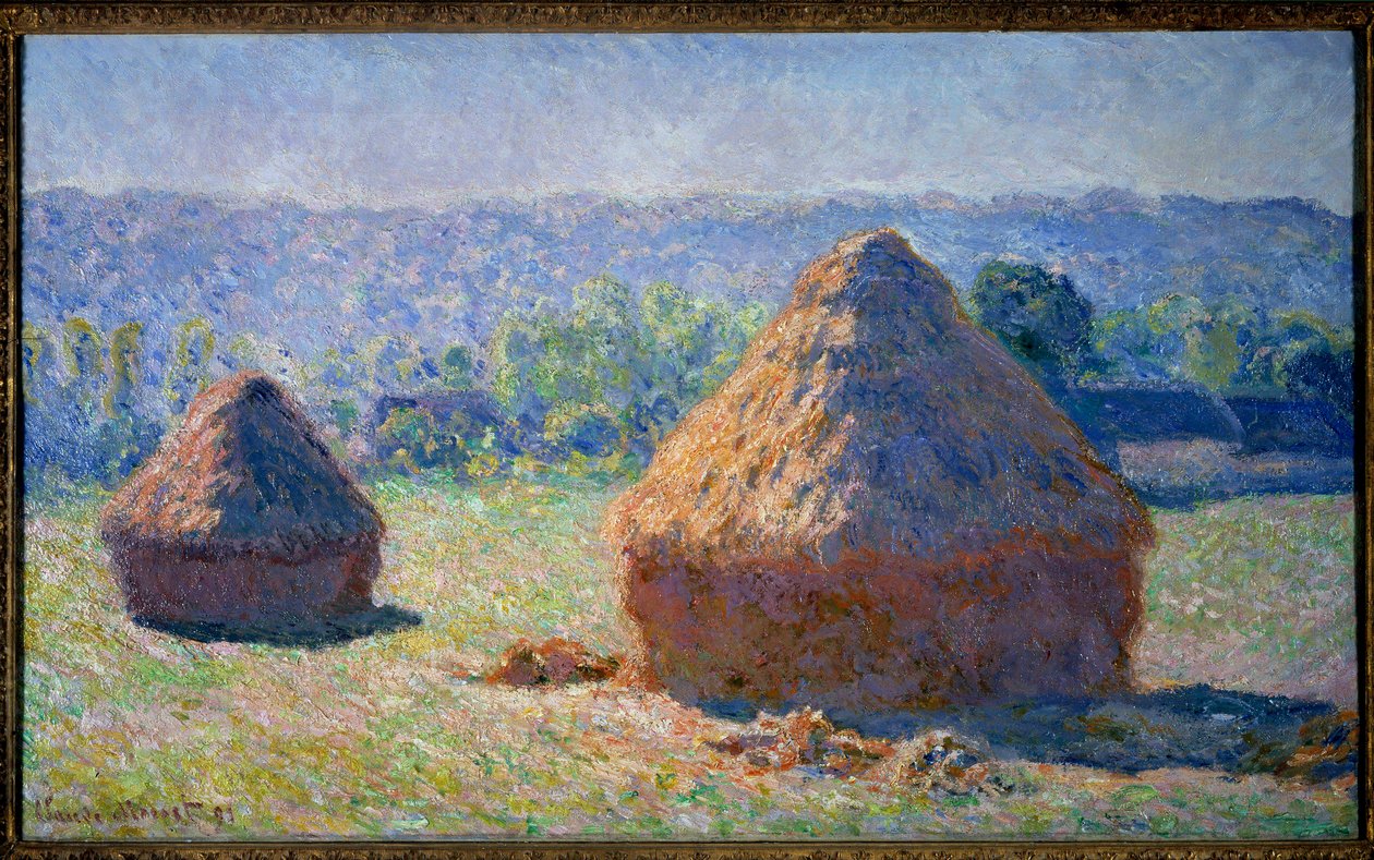 The wheels, end of summer at Giverny by Claude Monet