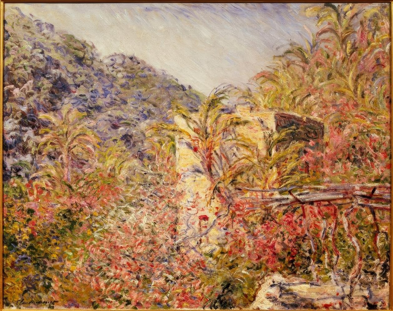 Valley of Sasso, Sun Effect by Claude Monet: Fine art print