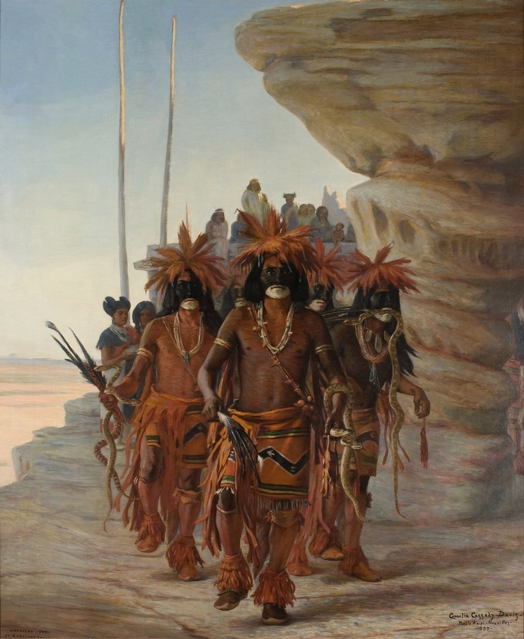Hopi Snake Dance by Cornelia Cassady-Davis: Fine art print