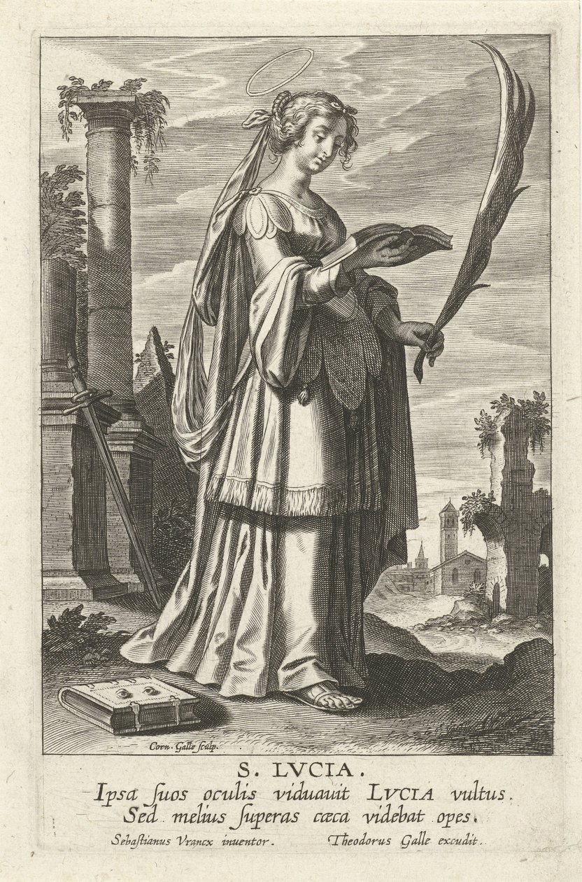 St. Lucia (Speculum Illustrium Virginum)