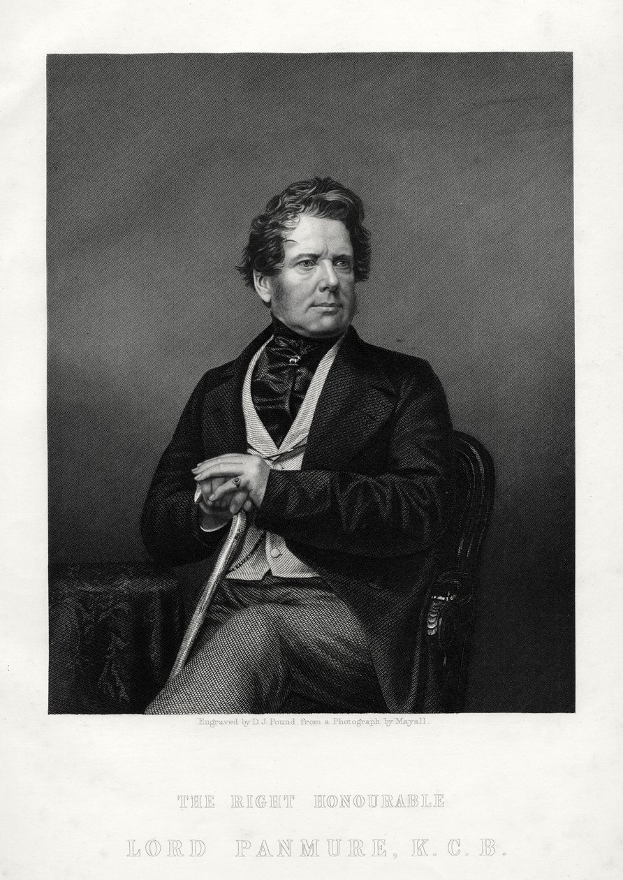 William Maule, 1st Earl of Panmure, soldier and politician, c1880