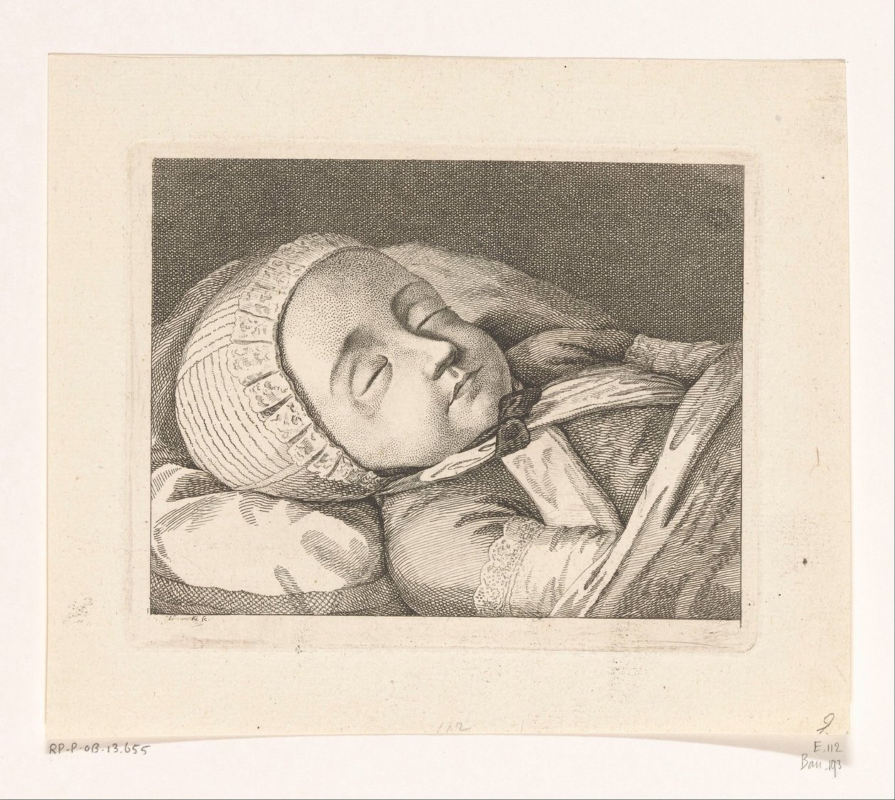 Child on Deathbed by Daniel Nikolaus Chodowiecki