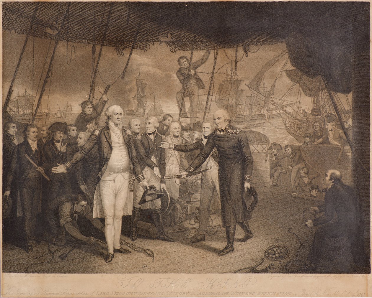 Lord Viscount Duncan's Victory and Admiral De Winter's Resignation on ...