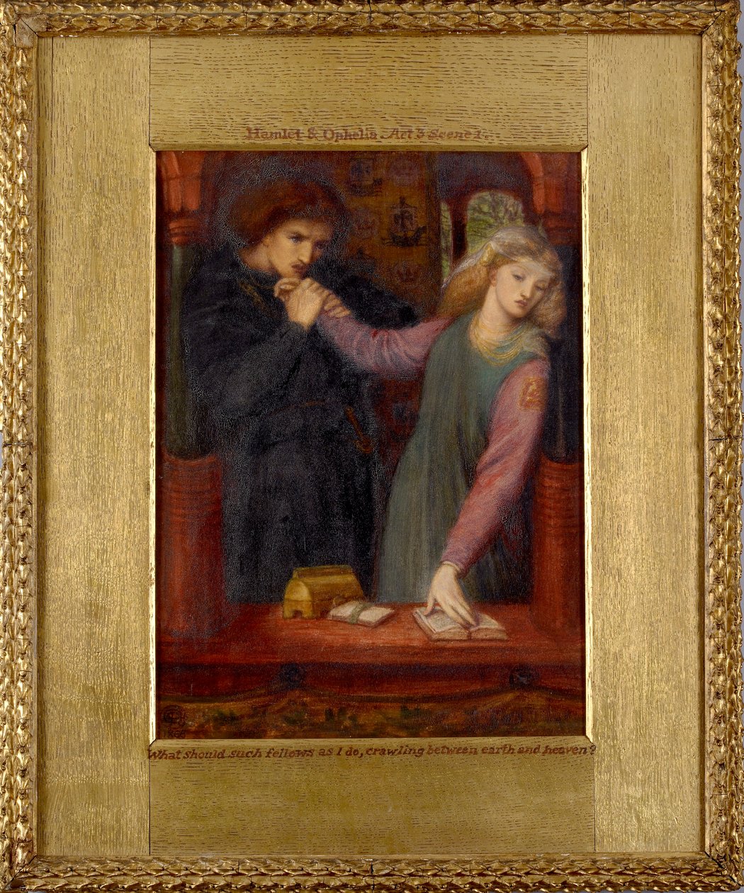 Hamlet and Ophelia by Dante Gabriel Rossetti