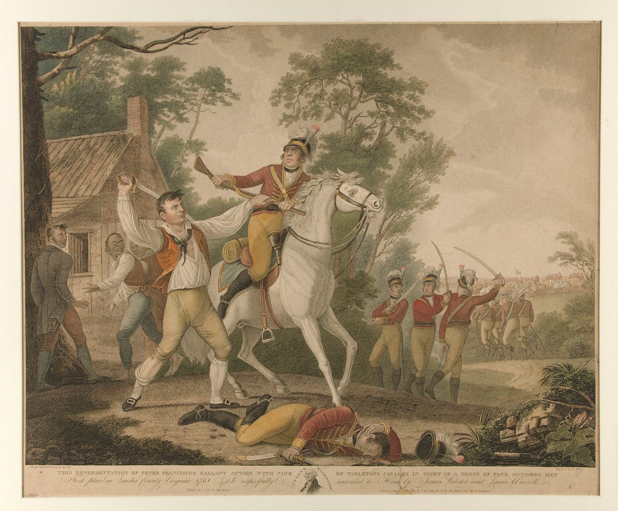 This Representation of Peter Francisco's Gallant Action with Nine of ...