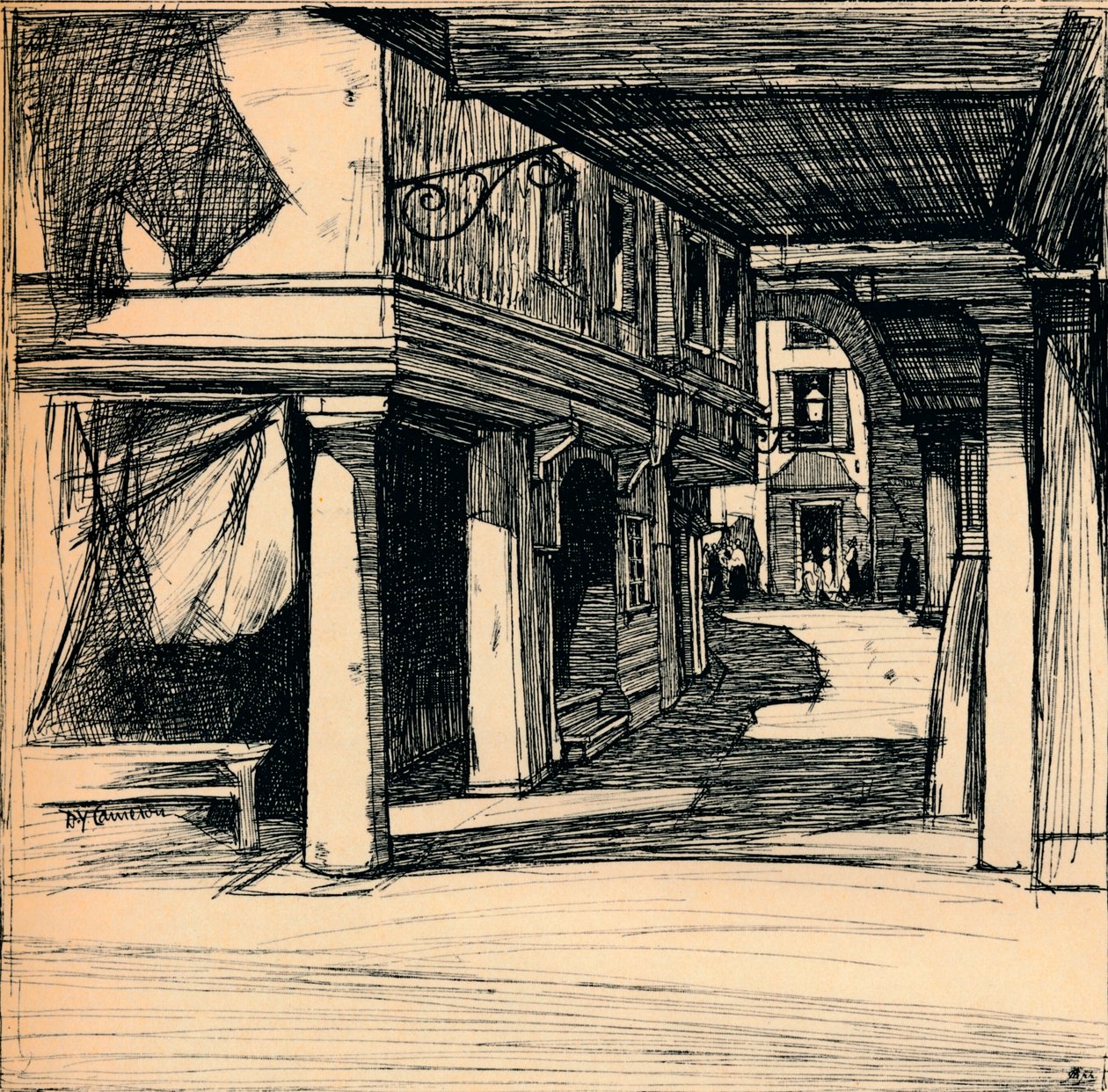Venetian Street by David Young Cameron: Buy fine art print
