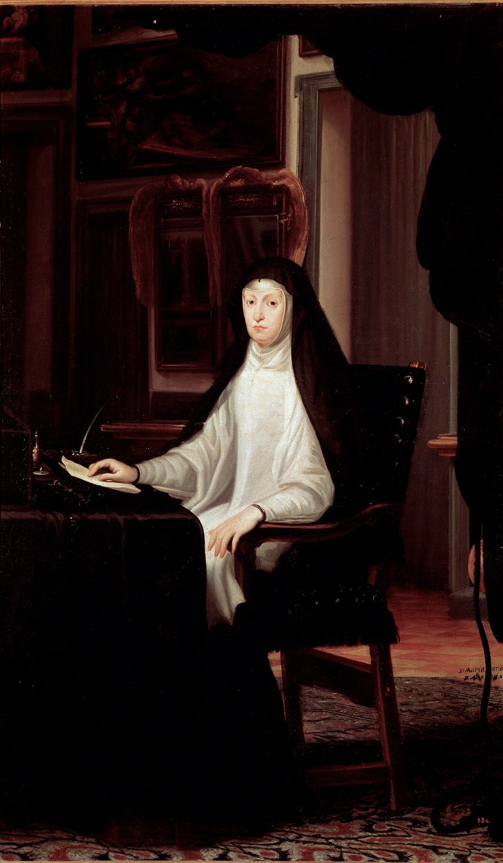 Portrait of Queen Mary Anne of Austria