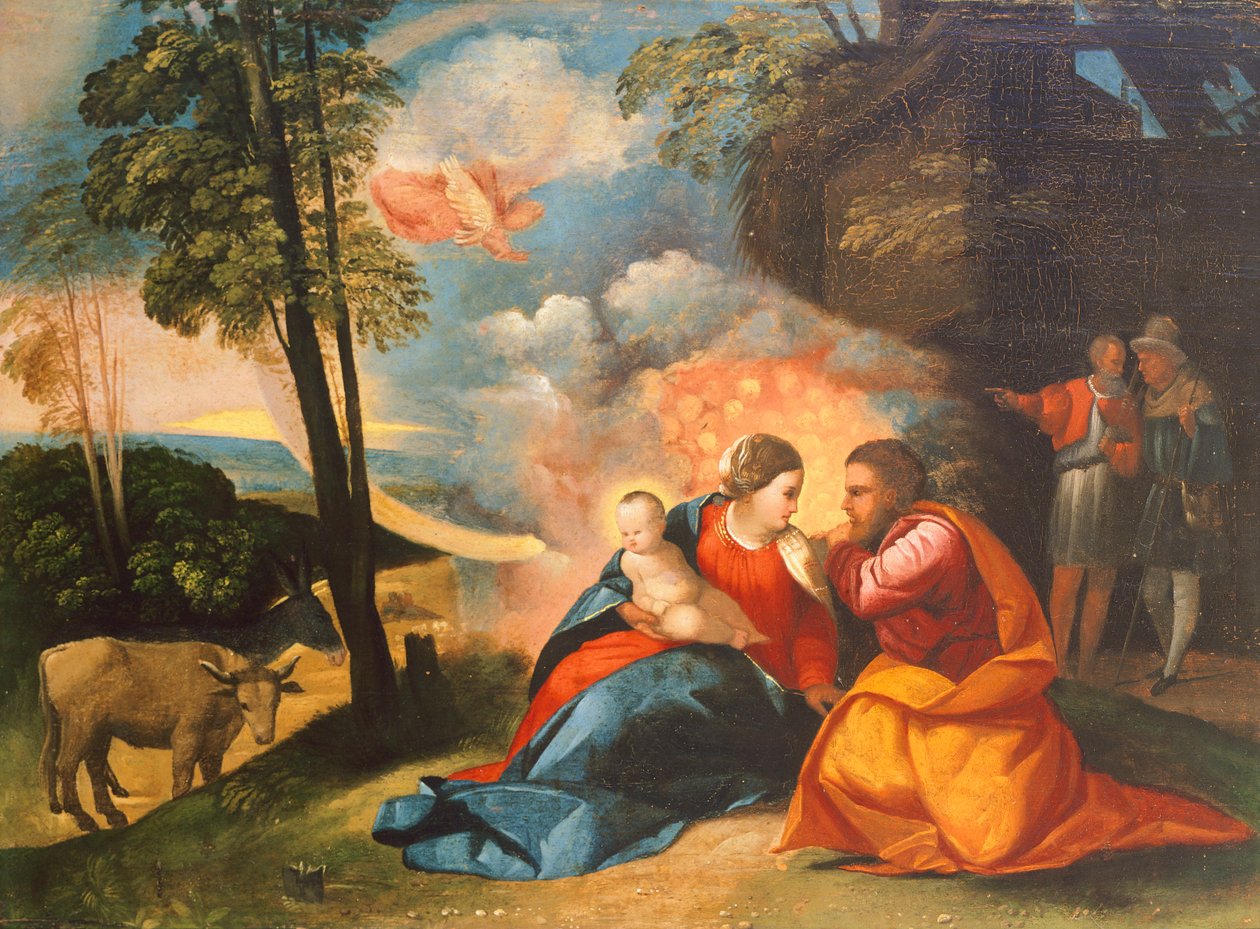 Nativity of Jesus by Dosso Dossi: Premium art reproduction