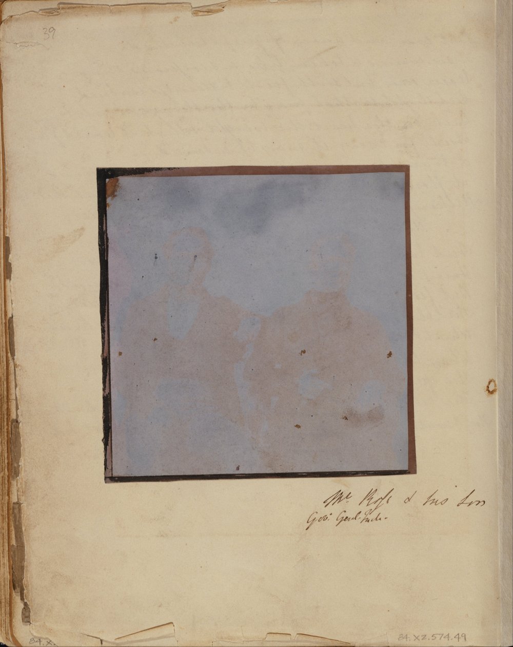 Mr. Ross and His Son by Dr. John Adamson: Fine art print