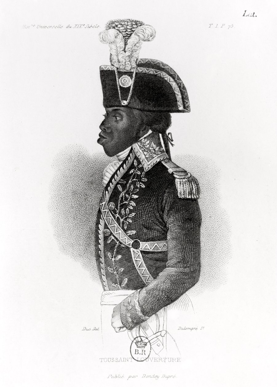 Portrait of Toussaint L'Ouverture (1743-1803) from the 'Universal ...