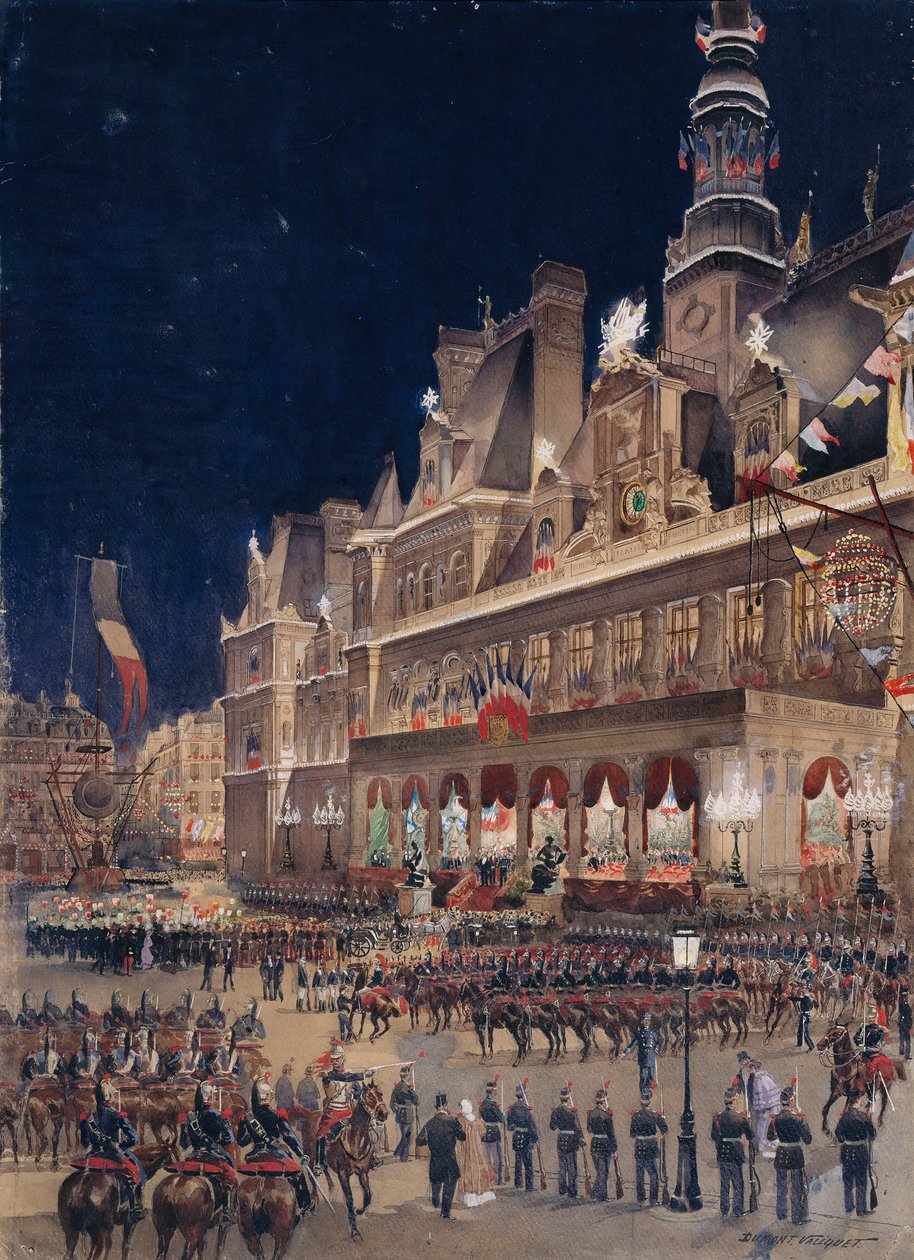 Reception of the Russian Admiral Avellan at City Hall October 19