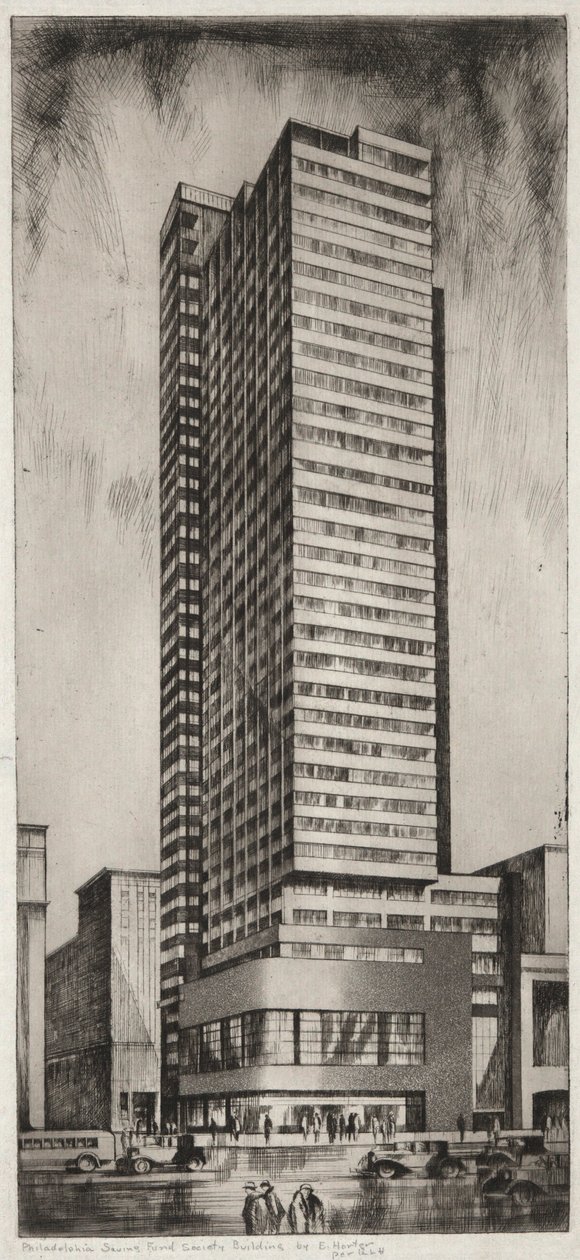 Philadelphia Savings Fund Society Building by Earl Horter