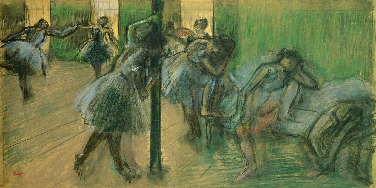 Dancers Rehearsing by Edgar Degas: Buy fine art print