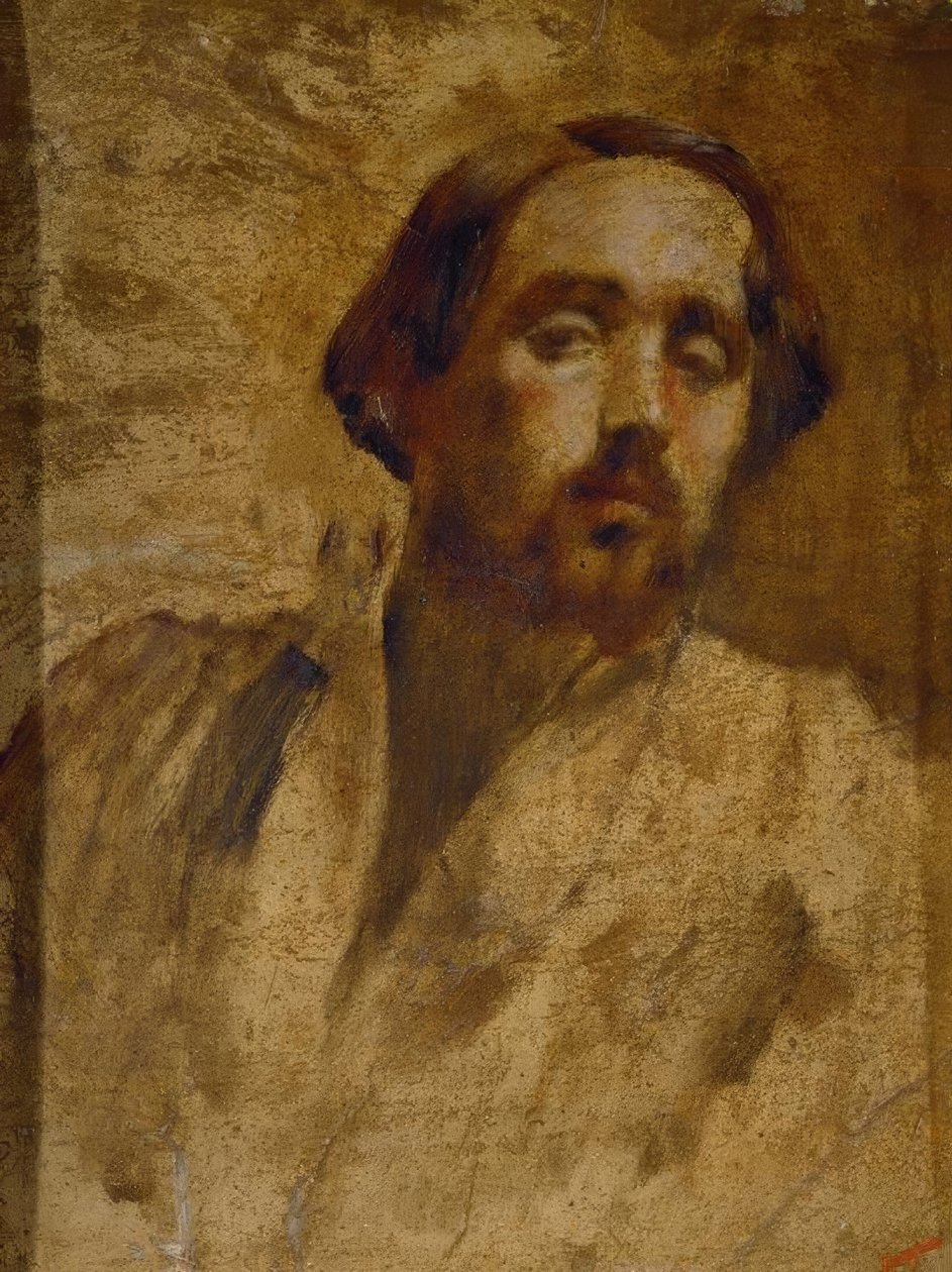 Portrait of the Artist in a Smock by Edgar Degas