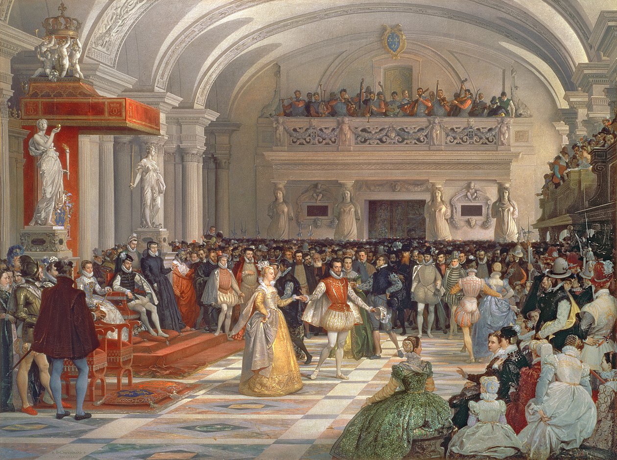 The Wedding of Henri de Bourbon, King of Navarre, to Marguerite de ...