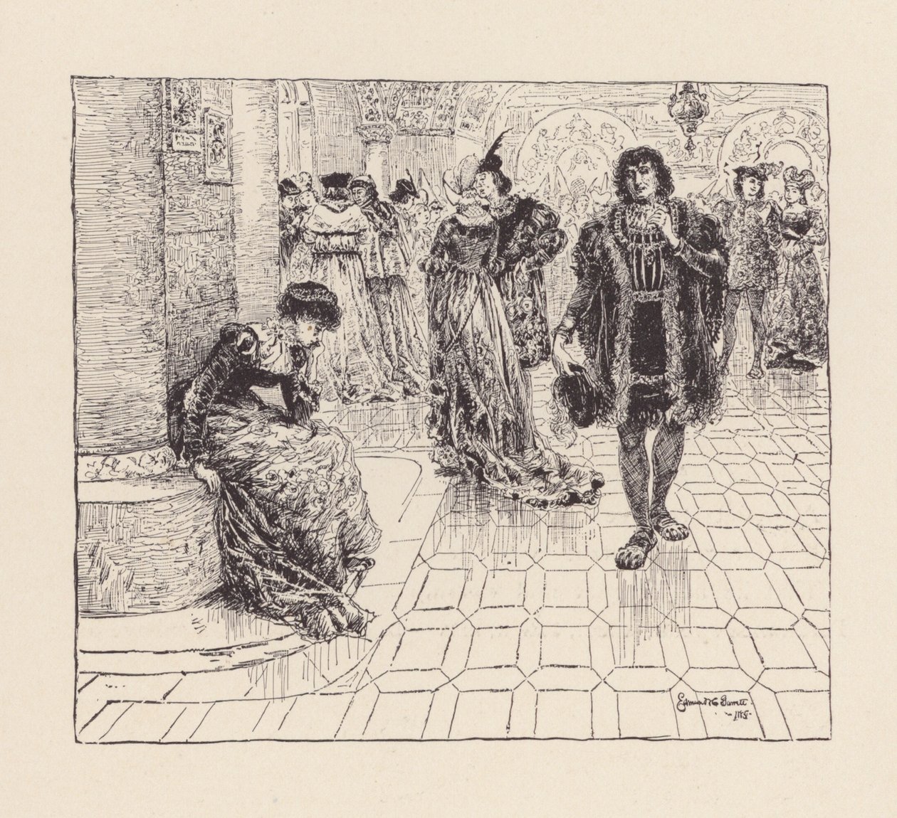 Illustration for The Eve of St Agnes by John Keats