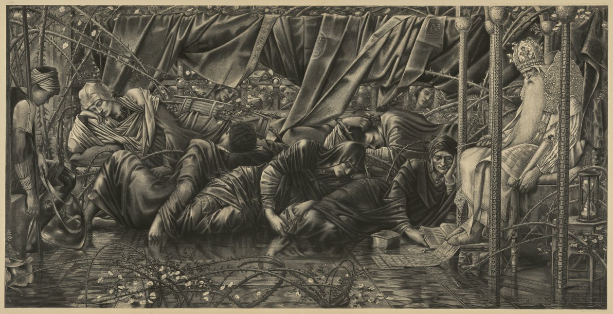The Council Chambers by Edward Coley Burne-Jones