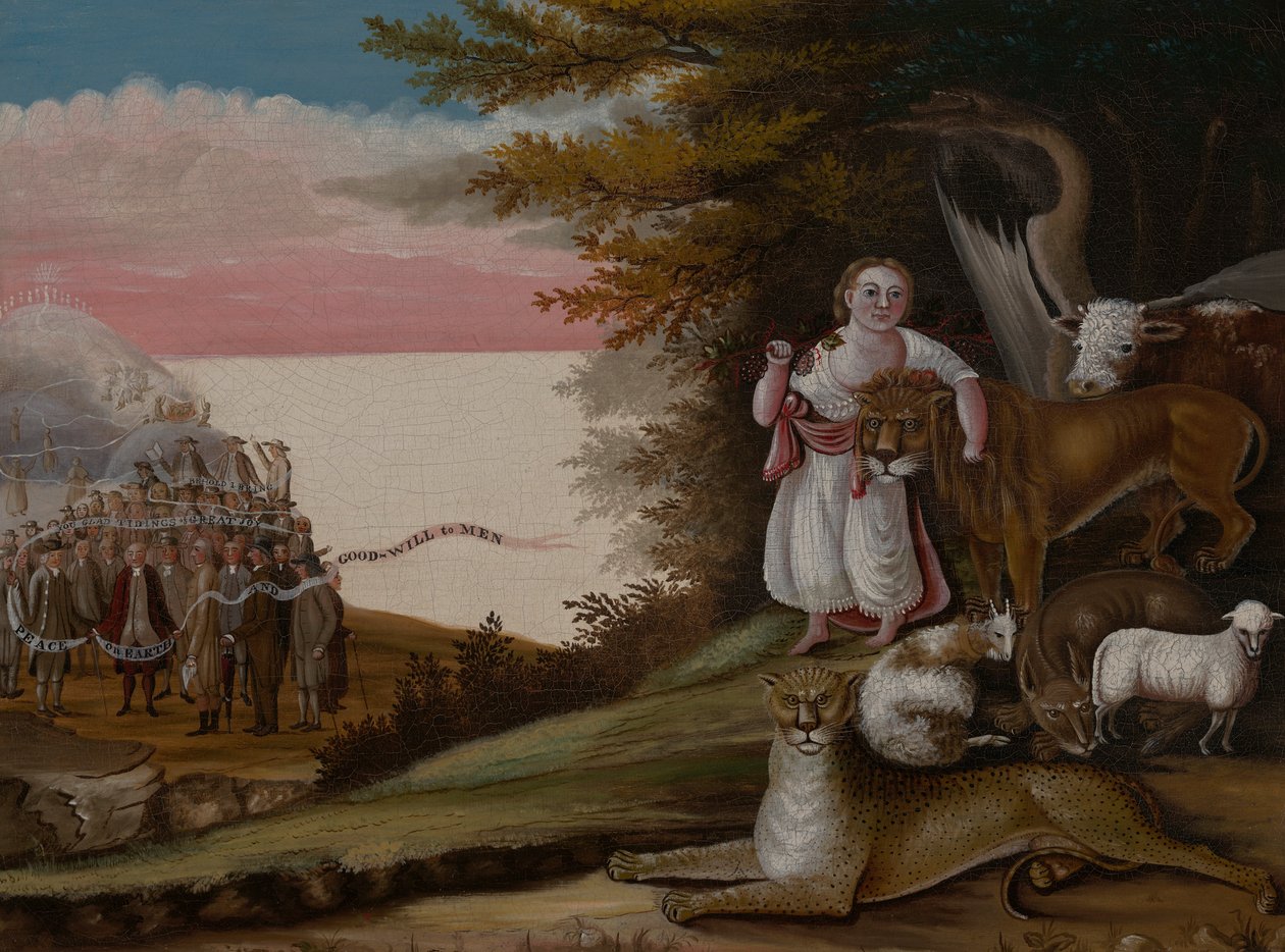The Peaceable Kingdom by Edward Hicks: Buy fine art print