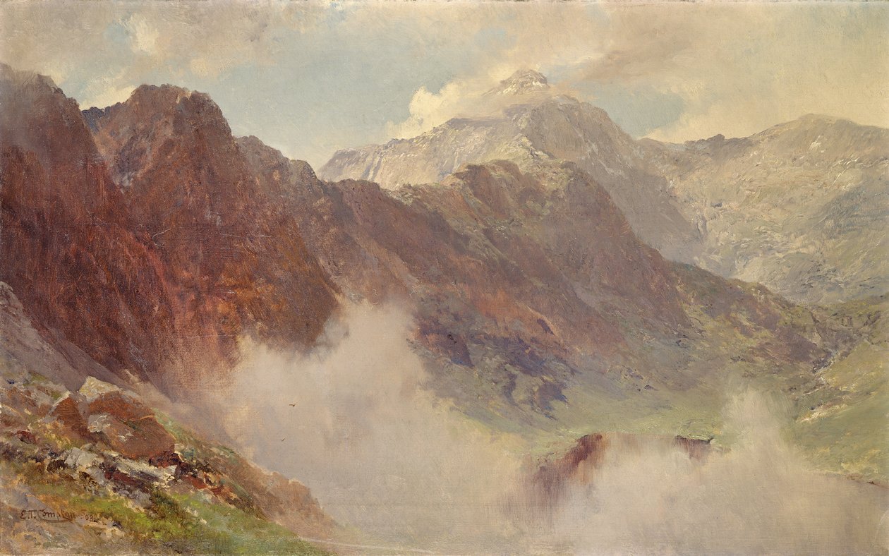 The Snowdon Horseshoe, 1908 by Edward Theodore Compton