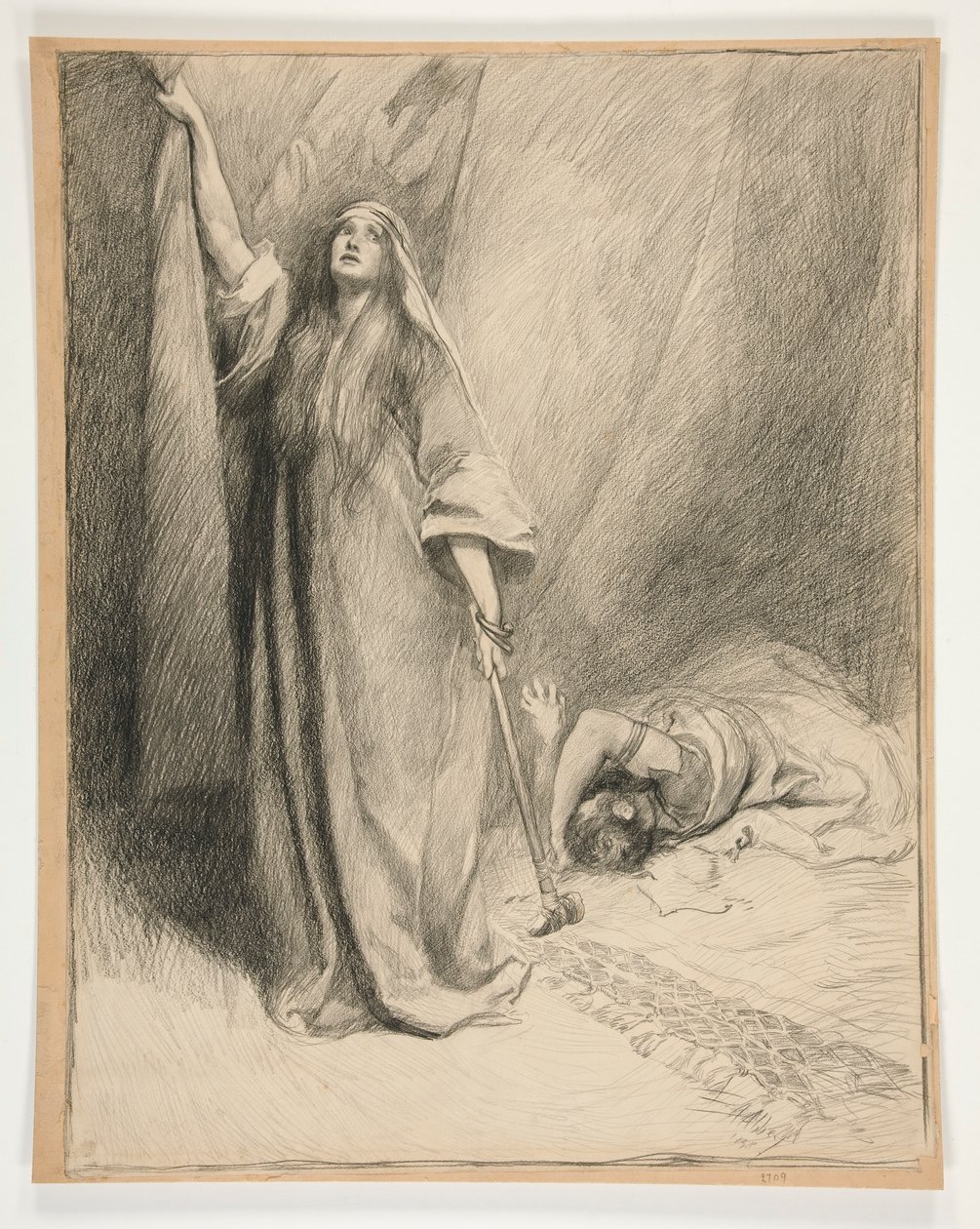 Jael and Sisera by Edwin Austin Abbey: Buy fine art print