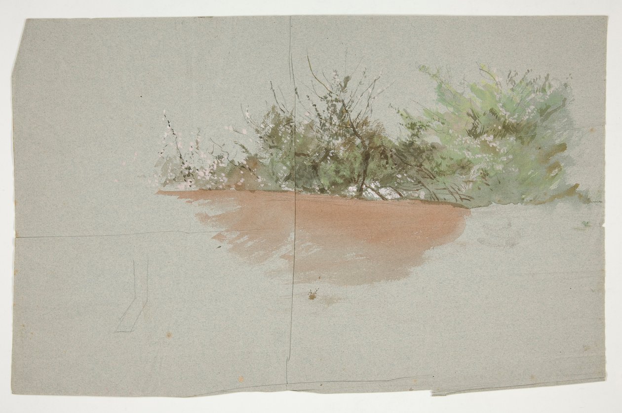 Landscape with Trees by Edwin Austin Abbey: Fine art print