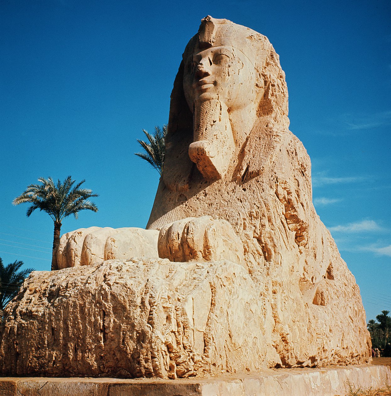 Alabaster Sphinx, New Kingdom, Probably from the Reign of Amenhotep II
