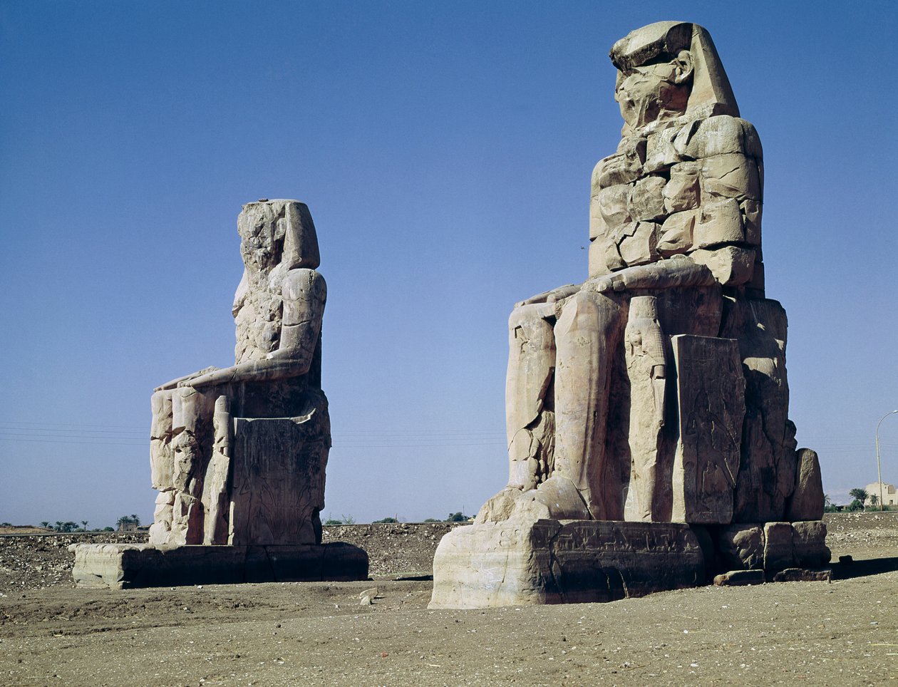 The Colossi of Memnon, Statues of Amenhotep III