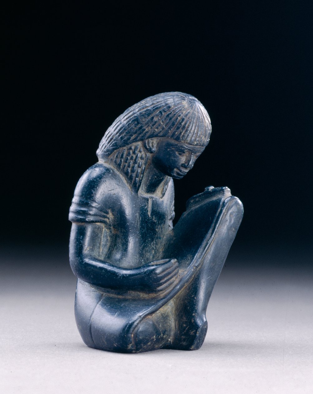 Seated Scribe, New Kingdom by Egyptian 18th Dynasty