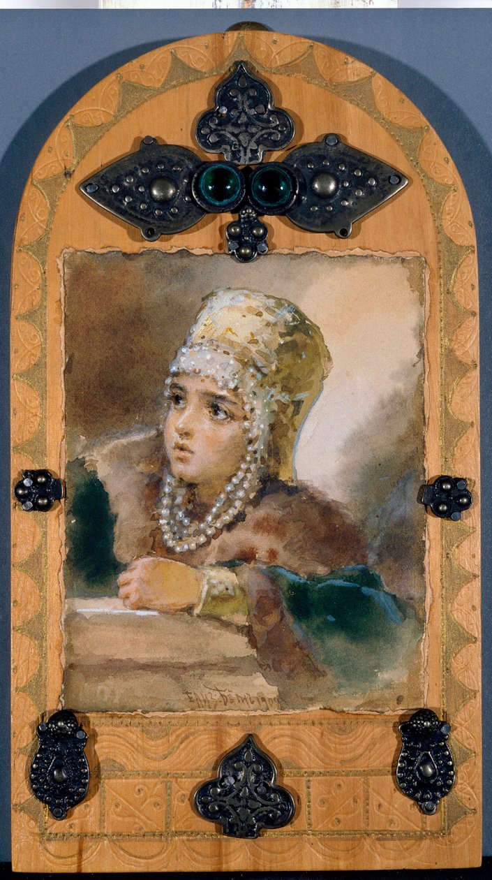 The Princess (Illustration of the Poem 'The Mermaid' by Alexander Pushkin)