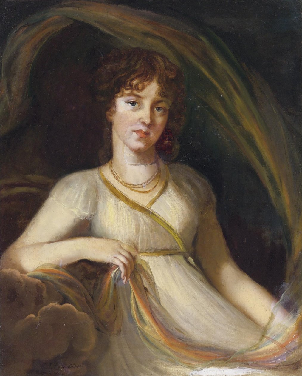 Portrait of Princess Ekaterina Osipovna Tyufyakina as Iris