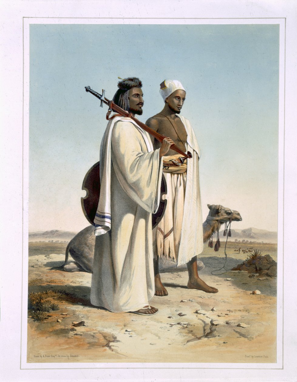 The Ababda, Nomads of the Eastern Thebaid Desert, illustration from ...