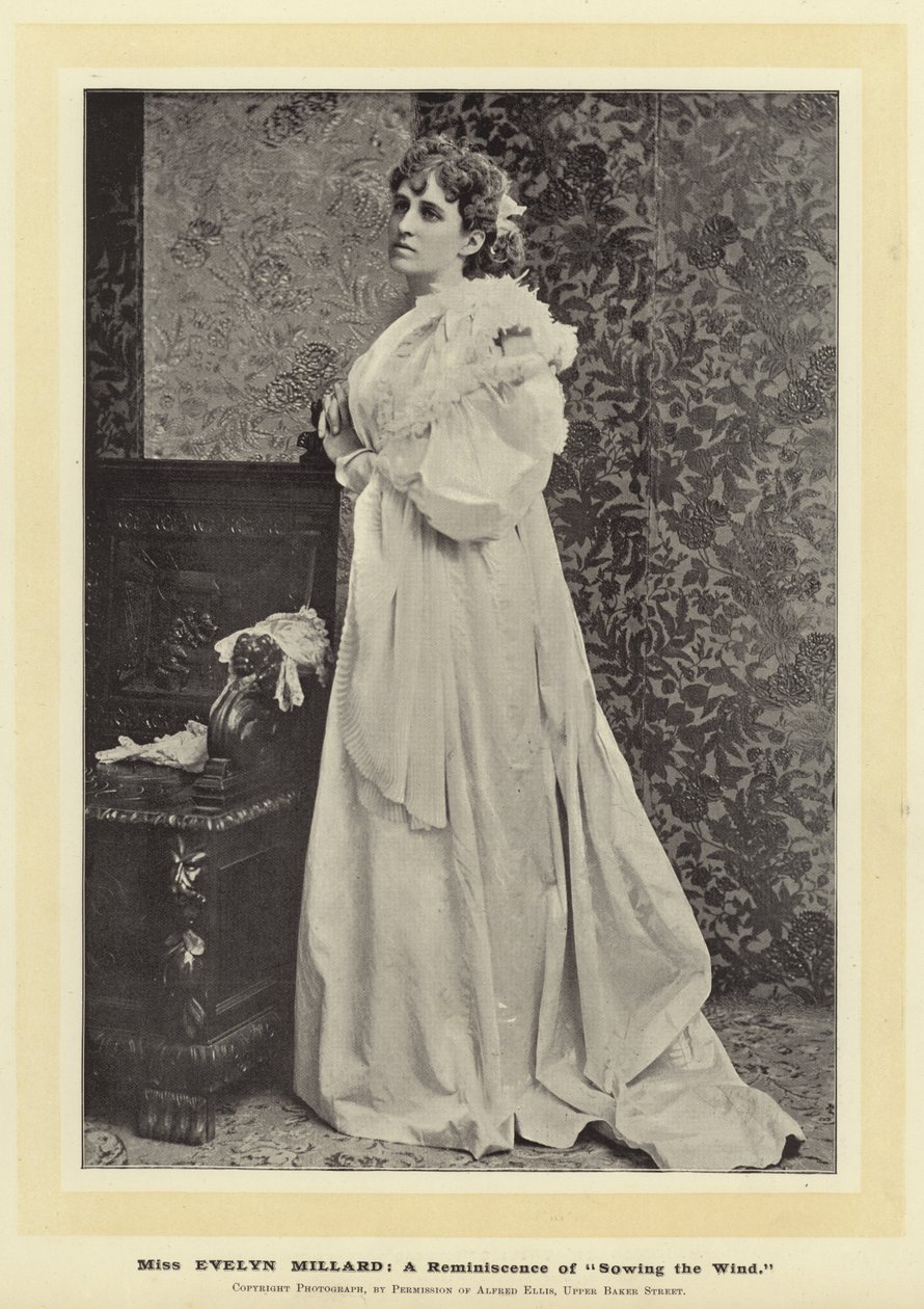 Miss Evelyn Millard: A Reminiscence of Sowing the Wind