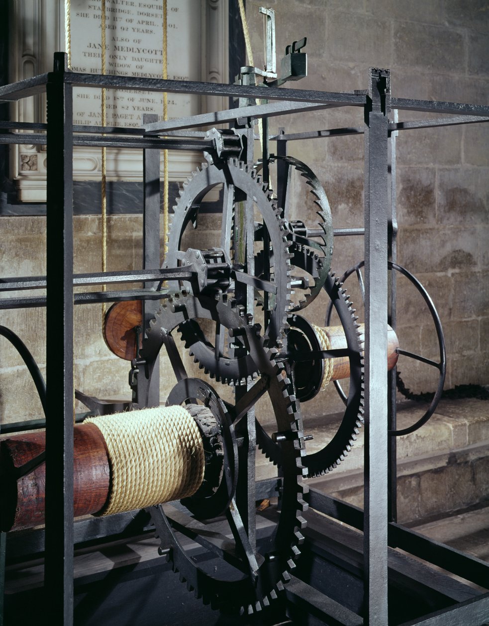 Cathedral clock made for the tower in Salisbury Cathedral