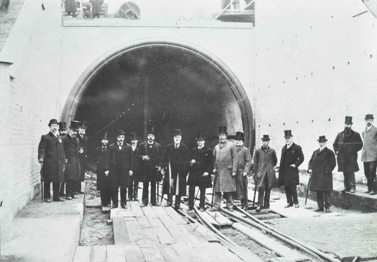 Blackwall Tunnel: Inspection of the Subaqueous Portion by Dignitaries, 1895