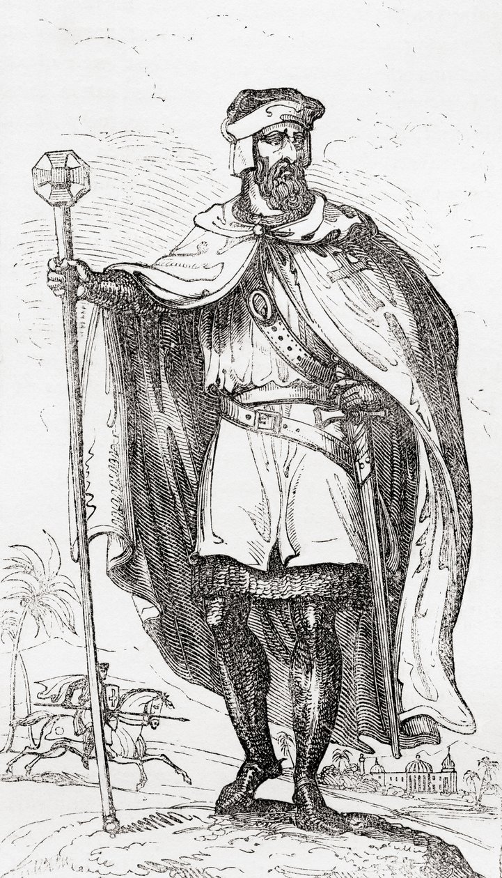 A knight templar, from Old England: A Pictorial Museum