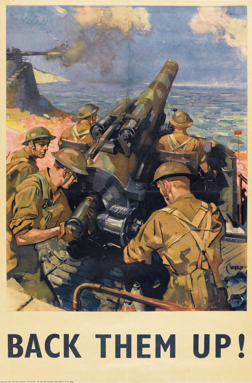Back Them Up! Poster, 1941 by English School