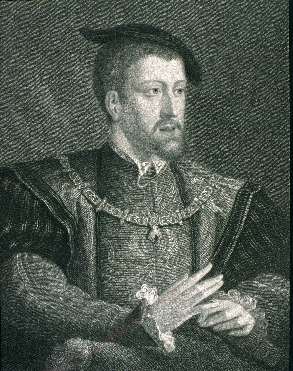 Charles V (1500-58) Holy Roman Emperor and King of Spain, from 'The ...