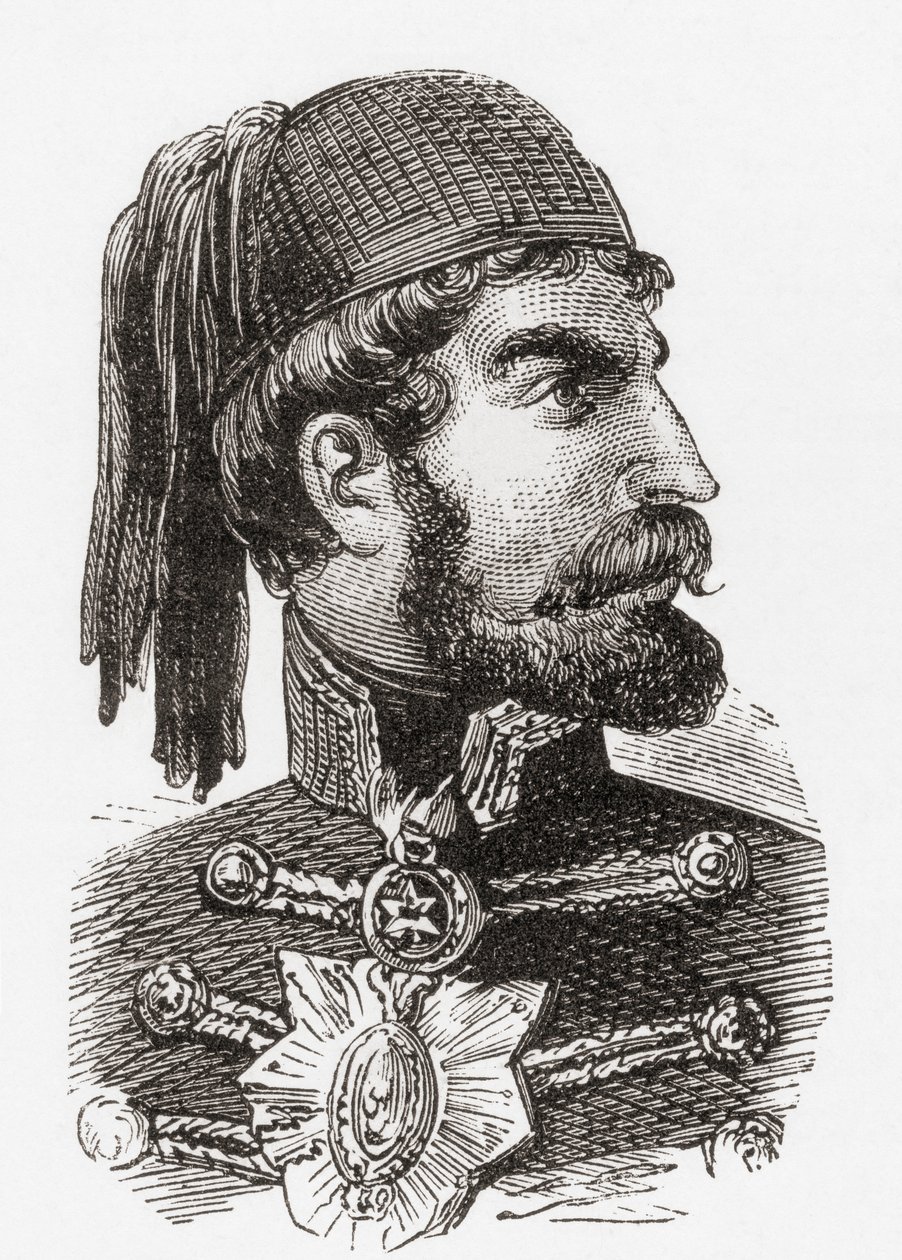 Omar Pasha Latas, from Ward and Lock's Illustrated History of the World