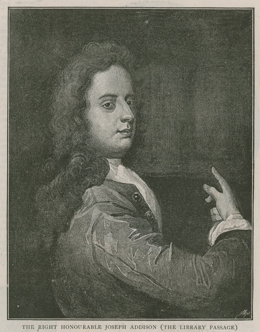 The Honourable Joseph Addison by English School