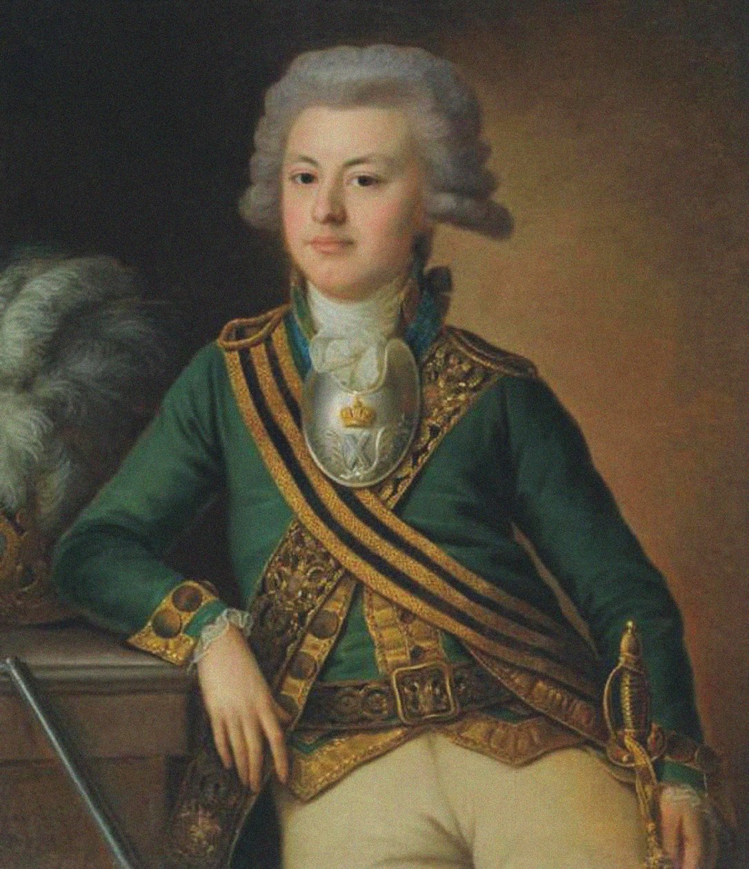 Portrait of Yakov Ivanovich Likhachov, Podporuchik of the Semyonovsky ...