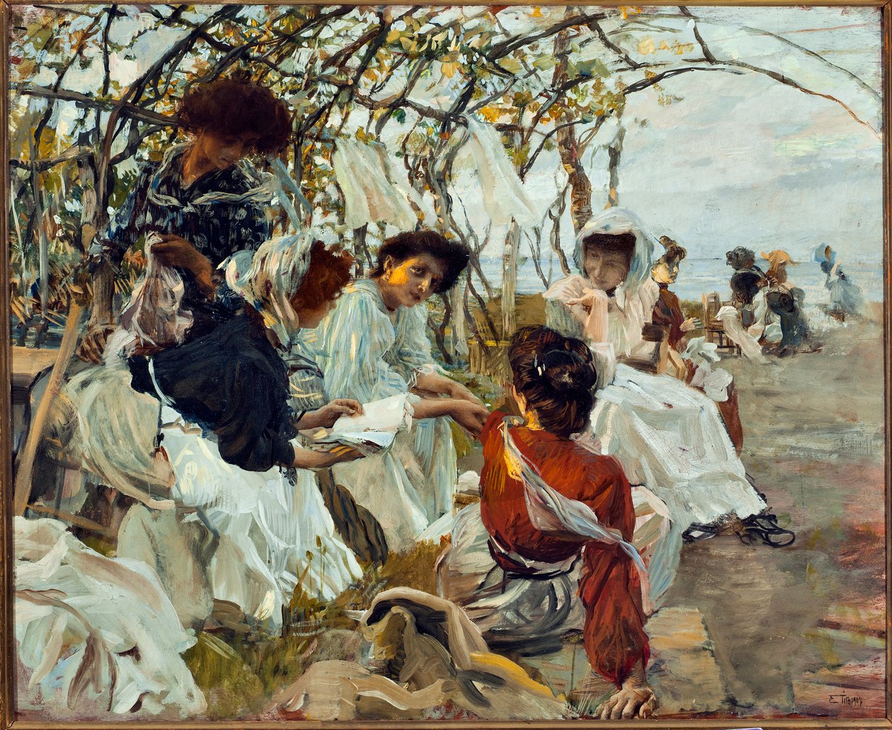 Love Pages by Ettore Tito: Highest-quality art reproduction