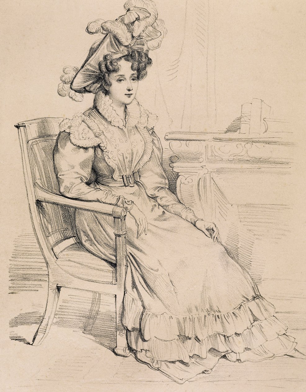 Portrait of Harriet Smithson, Irish Actress and First Wife of French ...