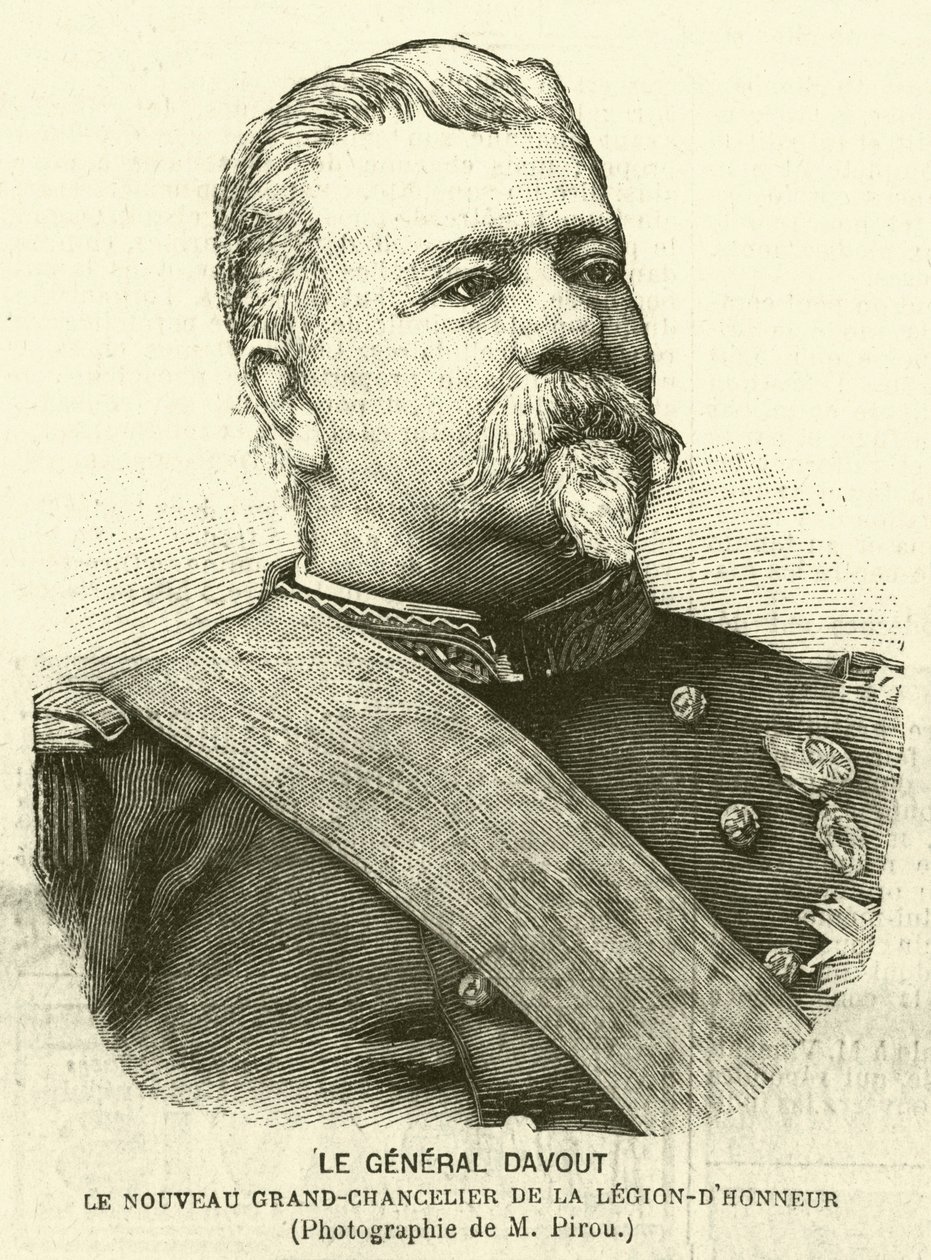 General Davout, French Soldier and New Grand Chancellor of the Legion ...