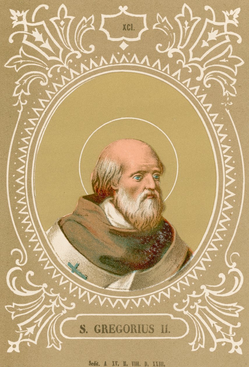 St. Gregory II by European School: Buy fine art print