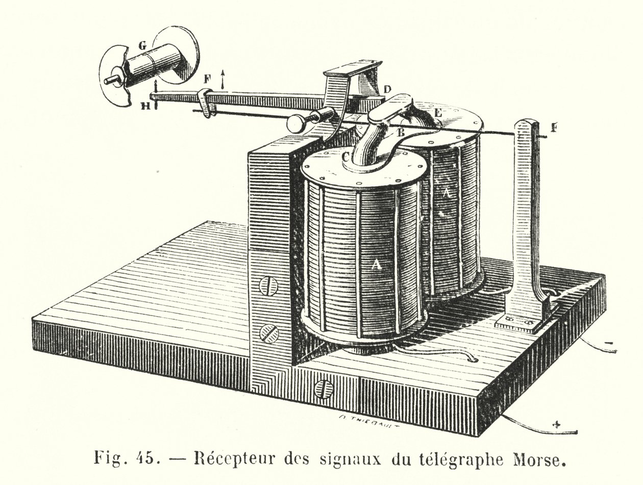 Receiver of Morse Telegraph Signals by European School