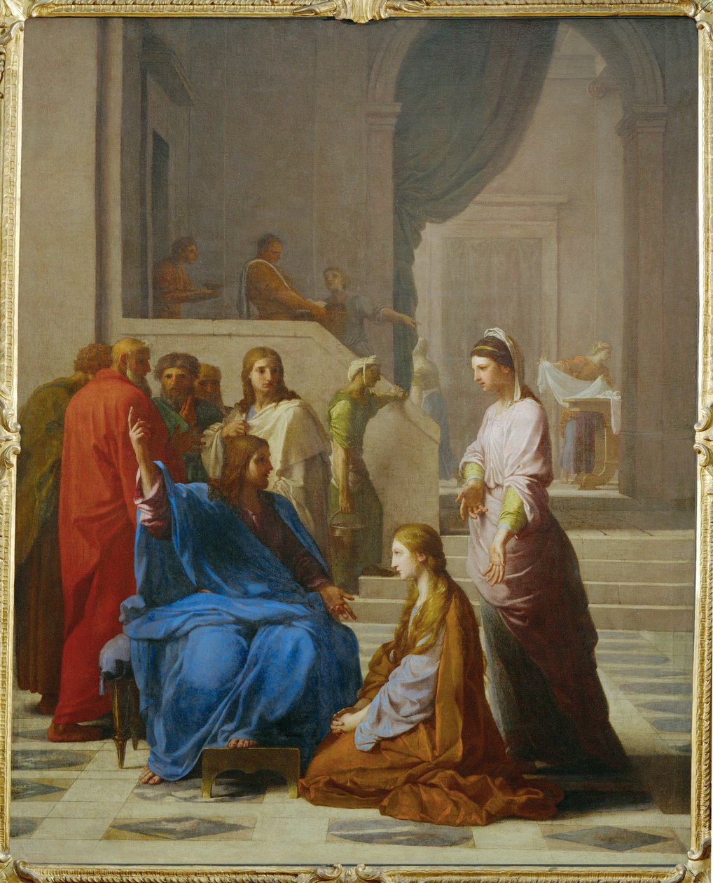 Jesus in the House of Martha and Mary by Eustache Le Sueur