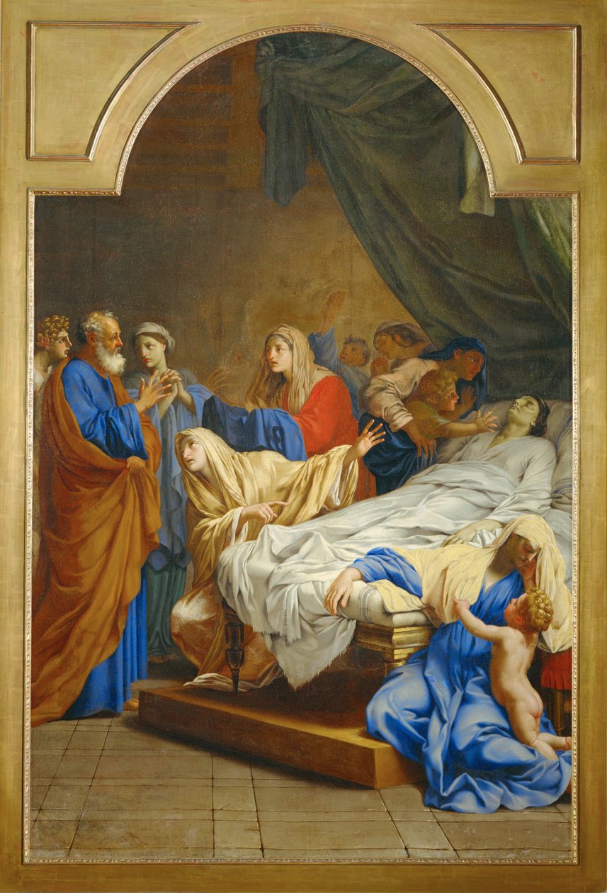 Saint by Eustache Le Sueur: Highest-quality art reproduction