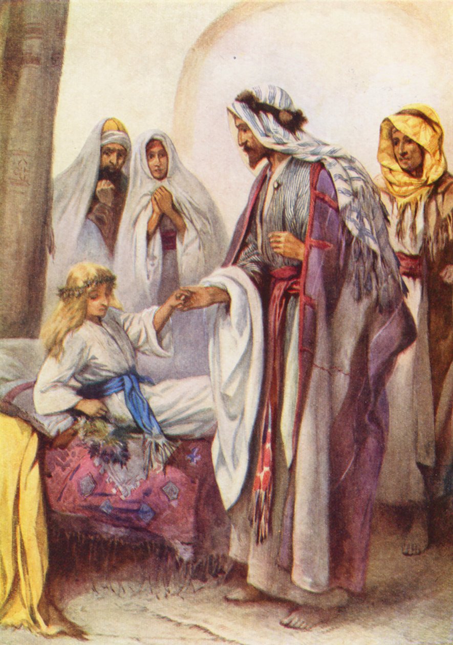 Jesus Heals a Little Girl by Evelyn Stuart Hardy